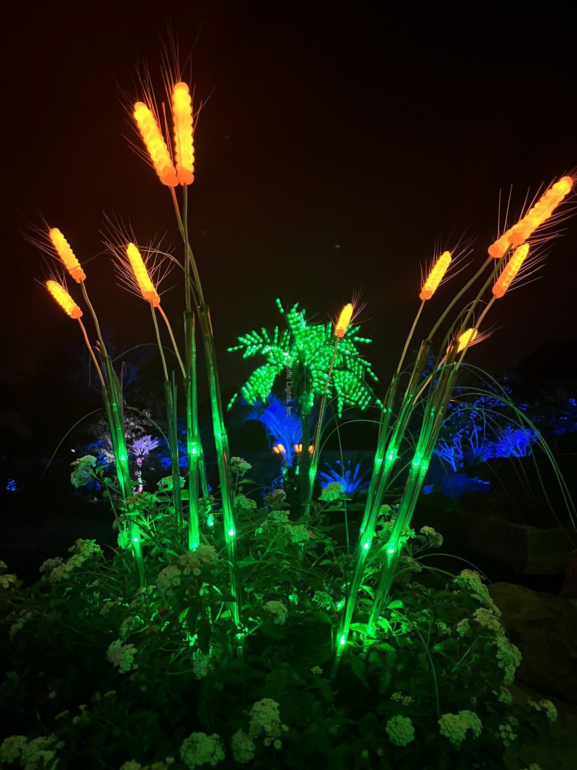 Natural LED Wheat Grass | Pacific Lights Inc. LED Lighted Palm Trees ...